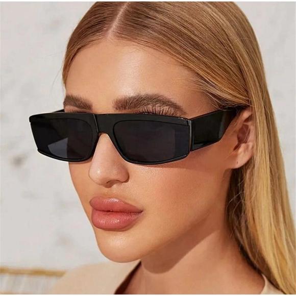 Accessories | 224 Retro Rectangle Sunglasses Men Womens Brand Designer ...